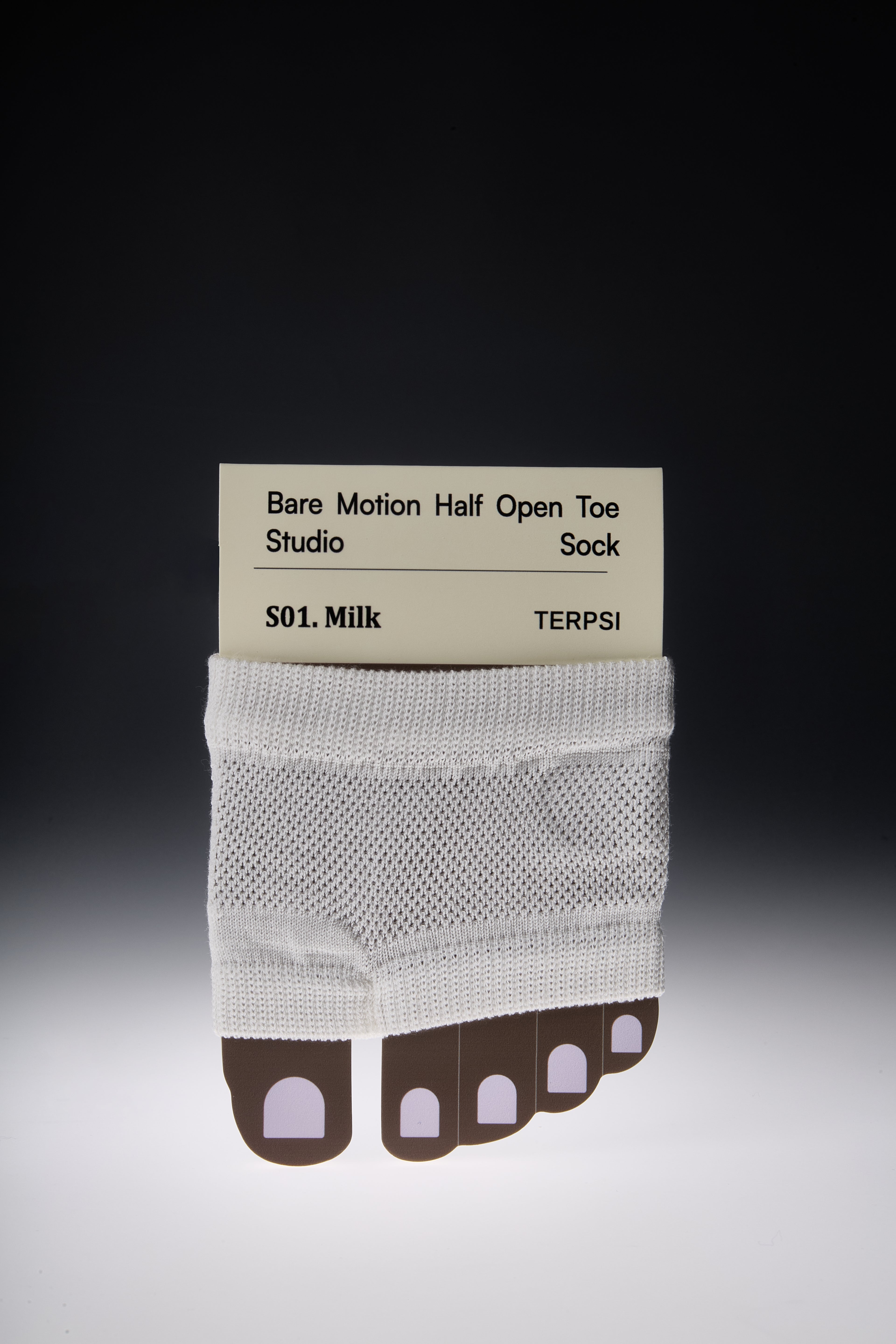 Bare Motion Studio Sock · S01 Milk – TERPSI